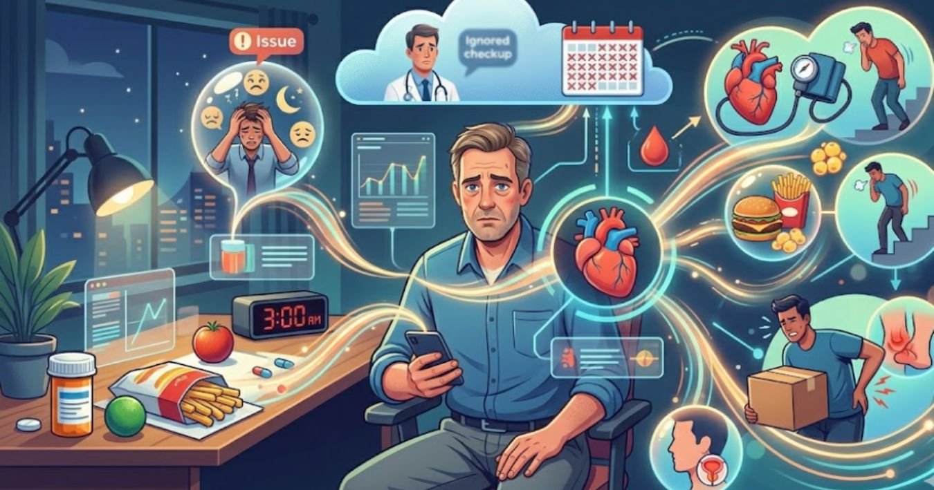 The Most Common Health Issues Men Ignore in Their 30s and 40s - wellgen ...